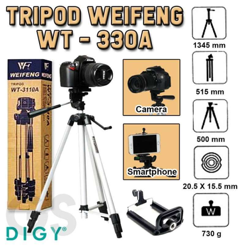 Promo Tripod Wt 330a Weifeng, Original, Asli Diskon 23% Di Seller Andalas Store - Meruya Selatan ...