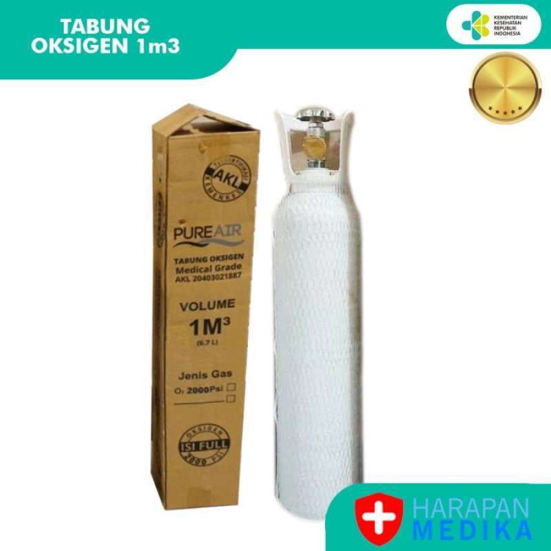 Promo Tabung Oksigen 1m3 + Isi / Oxygen Tube Diskon 33% Di Seller Lucky ...