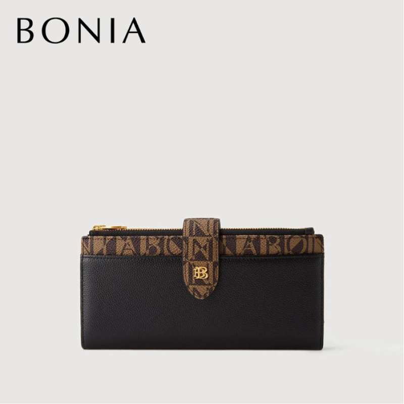 Promo Bonia - Lydia 2 Fold Long Wallet Ii Nero Diskon 33% Di Seller ...
