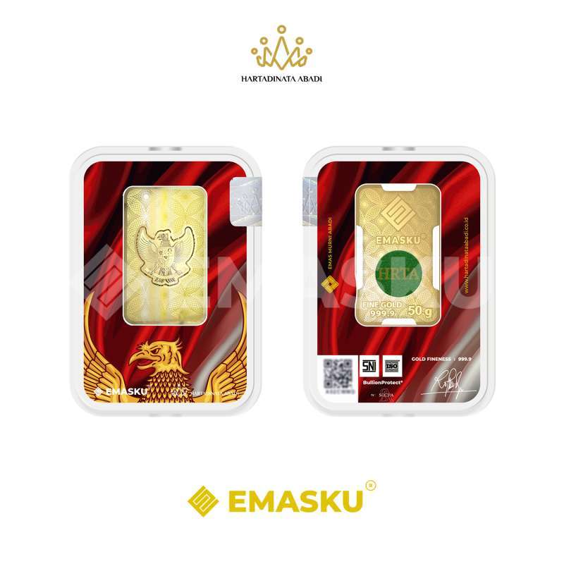 Jual Emasku Prime Garuda With Bullionprotect 50 Gr Di Seller ...