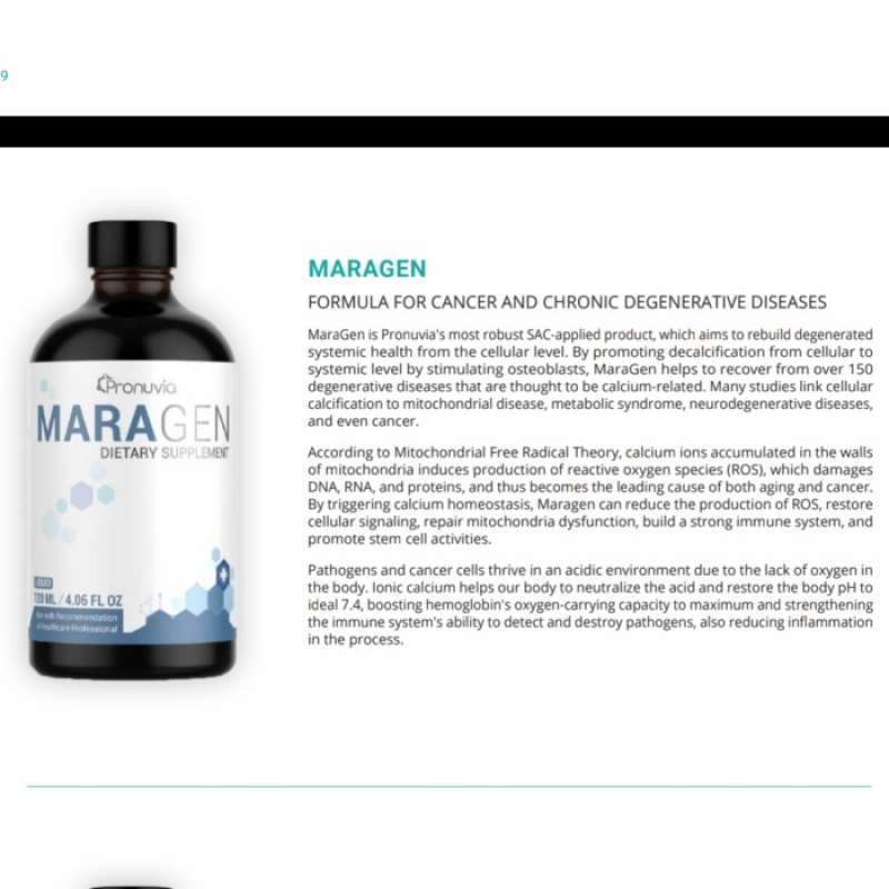 Jual Pronuvia Maragen Untuk Kanker, Neuro, Arthritis, Autoimun - 120 Ml ...