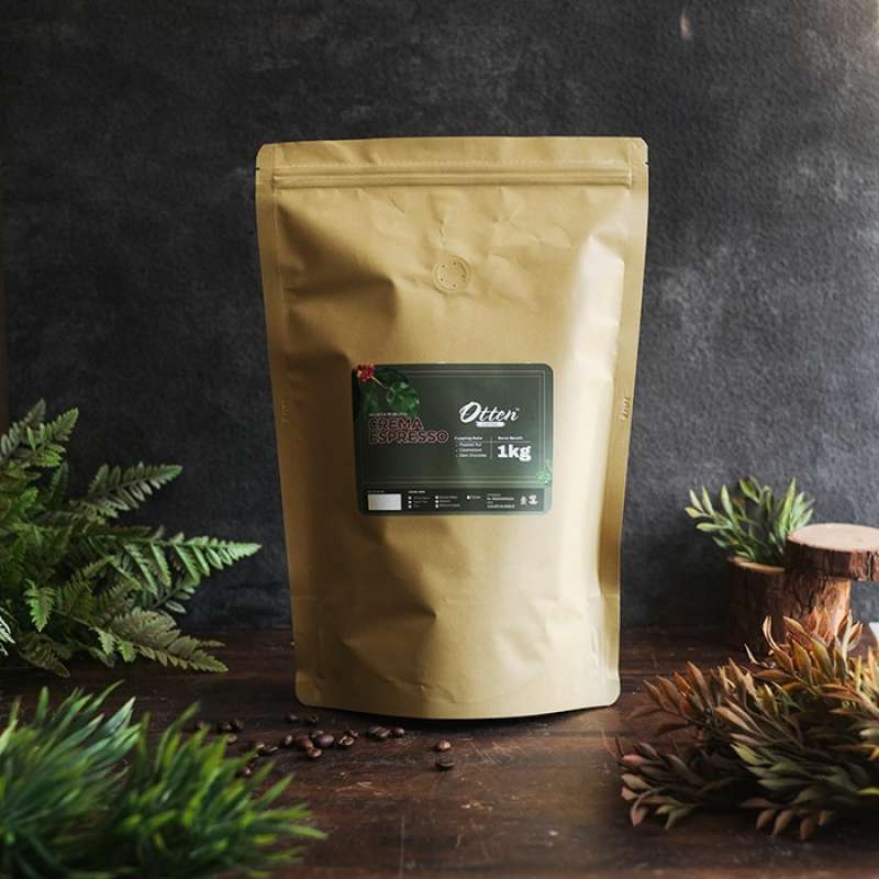 Jual Kopi Crema Espresso 1kg Biji Bubuk Kopi Arabica Robusta Otten ...