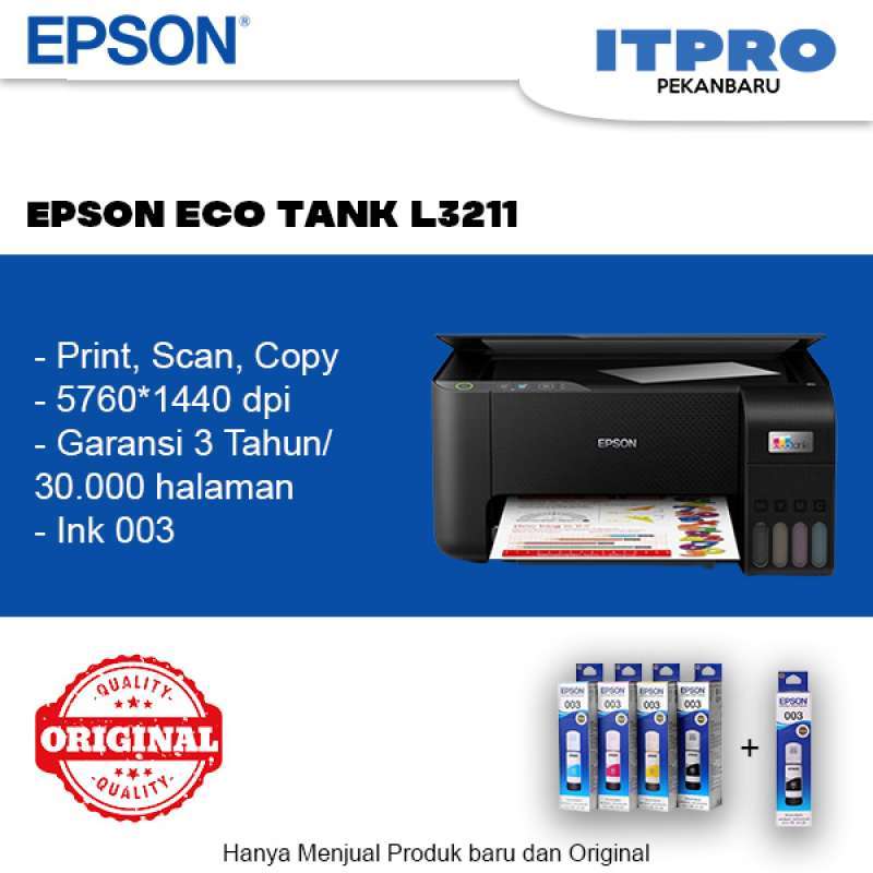 Jual New Epson Ecotank L3211 Printer Multifungsi Di Seller Itpro ...