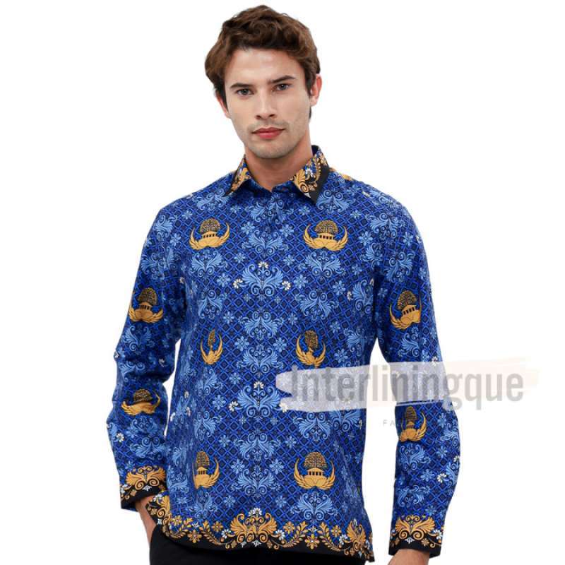Jual Kemeja Pria Batik Korpri 2024 Kerah Hitam Lapis Furing Di Seller Wd_store - Cengkareng ...