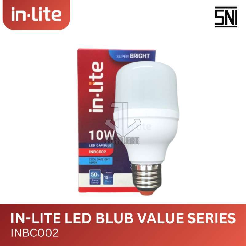 Jual Inlite Lampu Inbc002 Led Capsule Series 6w 10w 20w 30w 40w 50w E27 ...