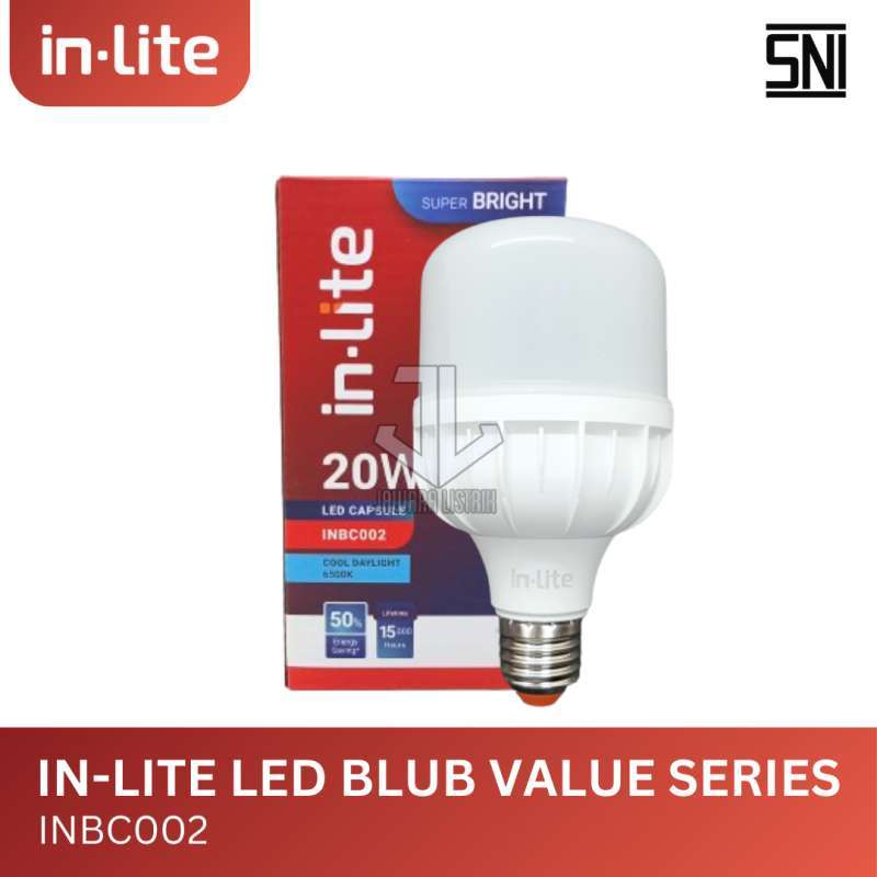 Jual Inlite Lampu Inbc002 Led Capsule Series 6w 10w 20w 30w 40w 50w E27 ...