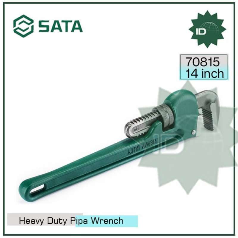Promo Kunci Pipa - Pipe Wrench 14 Inch 70815 Sata Tools Diskon 23% Di ...