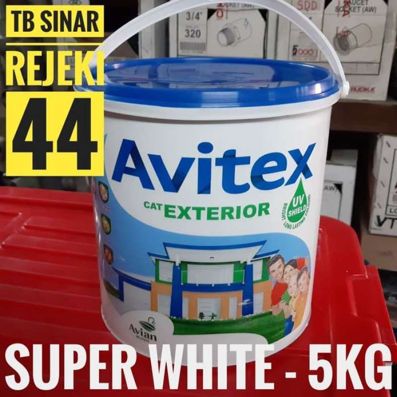 Promo Cat Tembok Avitex Exterior 5 Kg Warna Ready Mix Galon 5kg Avian ...