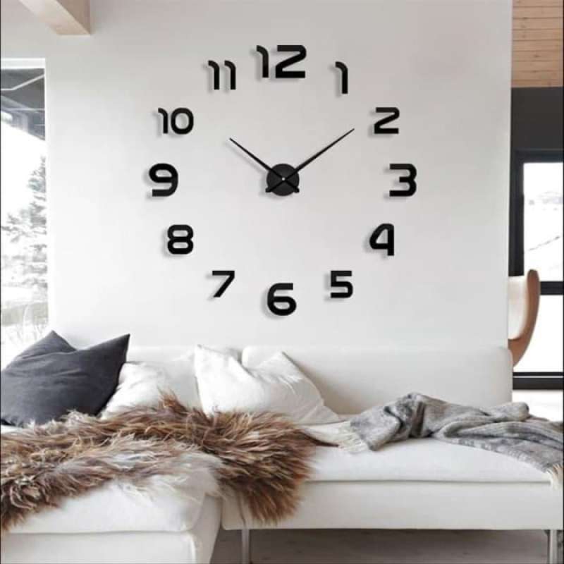 Jual Jam Dinding Diy Besar Raksasa Giant Wall Clock 80-130cm Diameter ...