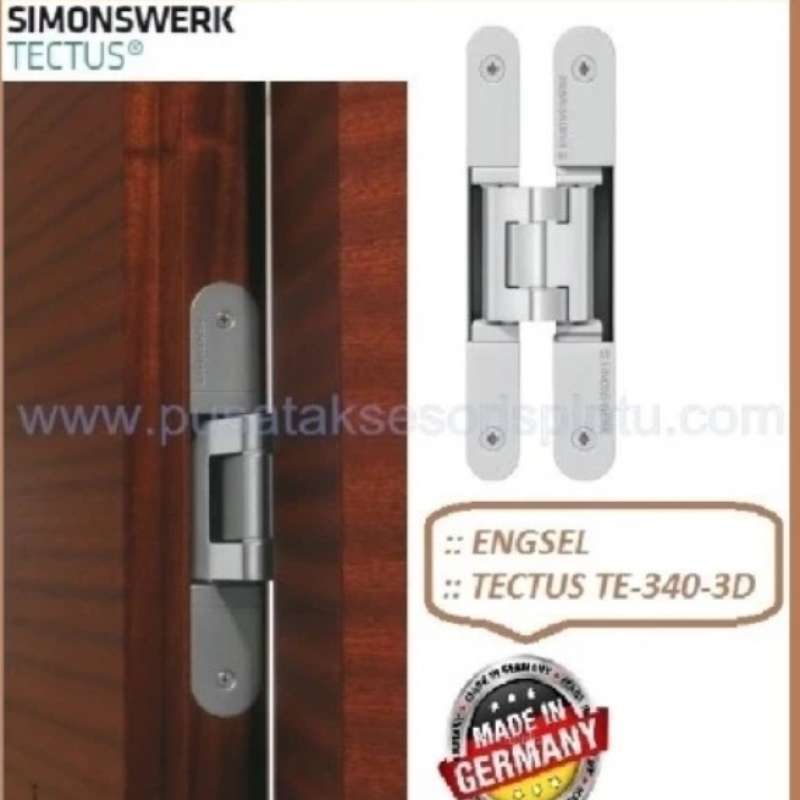 Promo Engsel Tanam Pintu/concealed Hinges Tectus Te-340-3d Beban 80kg ...