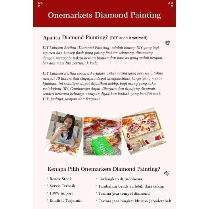 Jual Diy Diamond Painting Full Pemandangan Padi Panen Raya 120ã—60 Cm D838 - 80x40 Cm Di Seller ...
