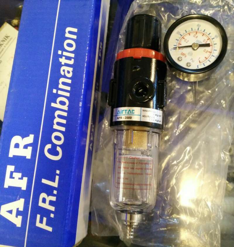 Promo Air Filter Regulator Type Afr 2000-02 Airtac Diskon 23% Di Seller ...