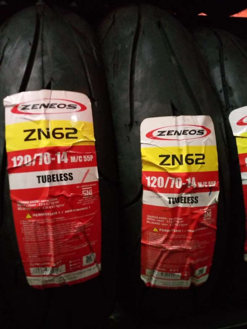 Promo Ban Motor Vario, Beat, Mio Zeneos 110/70-14 Zn62 Tubeless Diskon ...