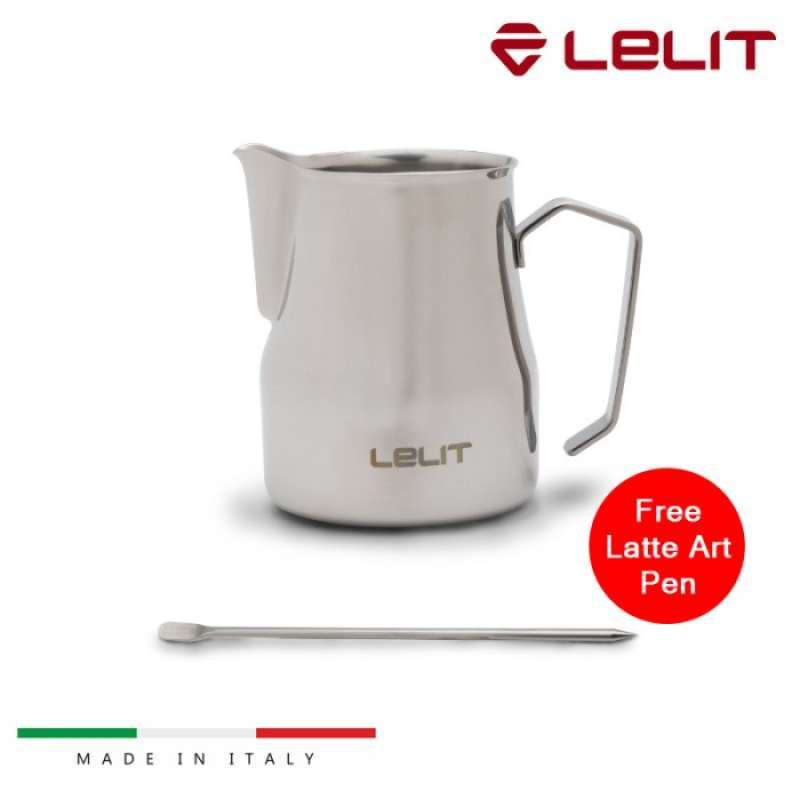 Promo Lelit Milk Jug Kit 500 Ml & Latte Art Pen Pla301m Diskon 23% Di ...