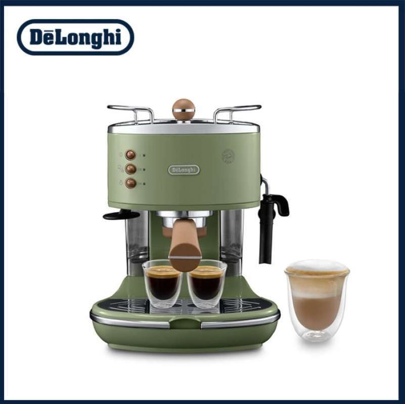 Promo Delonghi Ecov 311.gr Icona Vintage Espresso Machine Green - Mesin ...