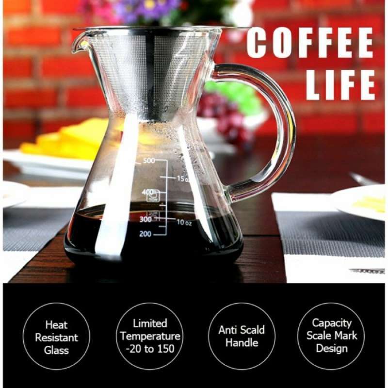 Promo V60 Maker Chemex Kopi Server V60 Maker Pot Set V60 Drip/free Drip ...