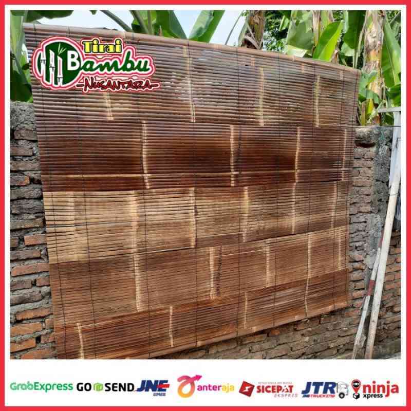 Promo Tirai Bambu Kulit Hitam Size Lebar 2m X Tinggi1,5m Sudah Di ...