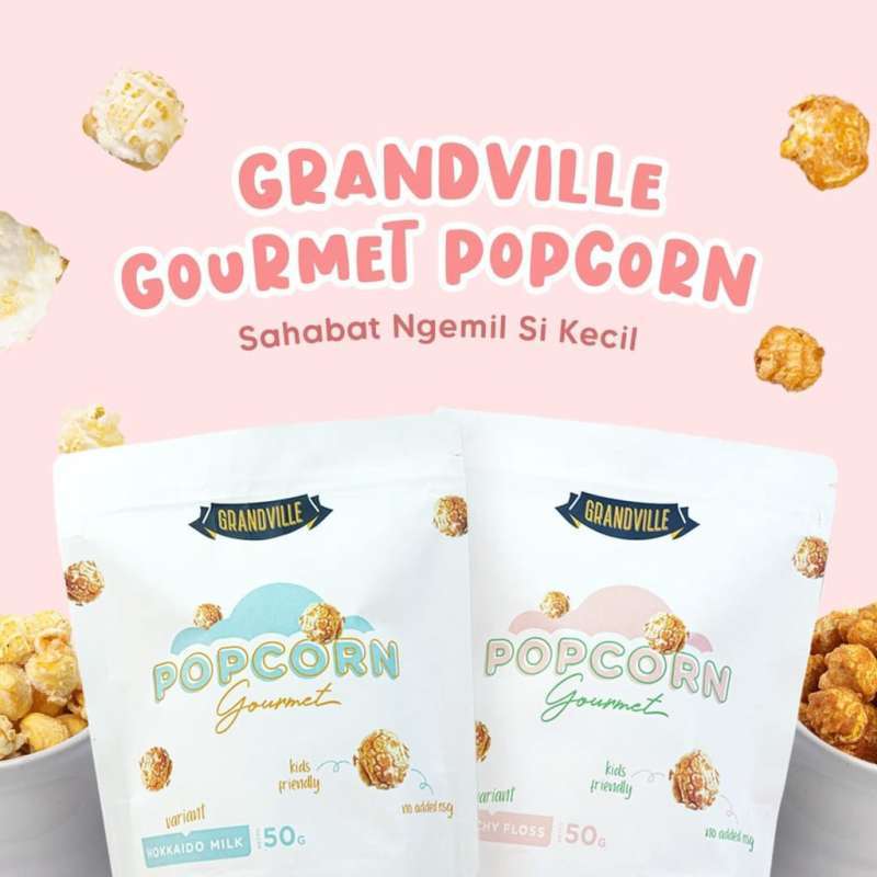 Jual Grandville Popcorn Gourmet - All Variant | Snack Anak Tanpa Msg ...