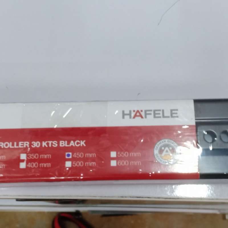 Promo Hafele Rel Laci Double Slide 45cm Full Extension Ball Bearing ...