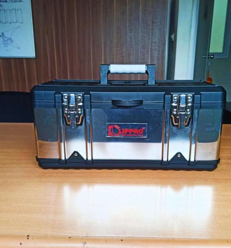 Promo Lippro L40 40x18x18cm Tool Box Besi Stainless Kotak Perkakas ...
