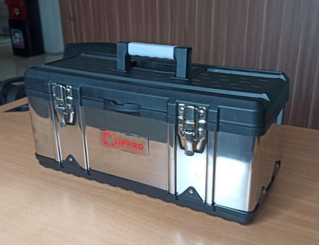 Promo Lippro L40 40x18x18cm Tool Box Besi Stainless Kotak Perkakas ...