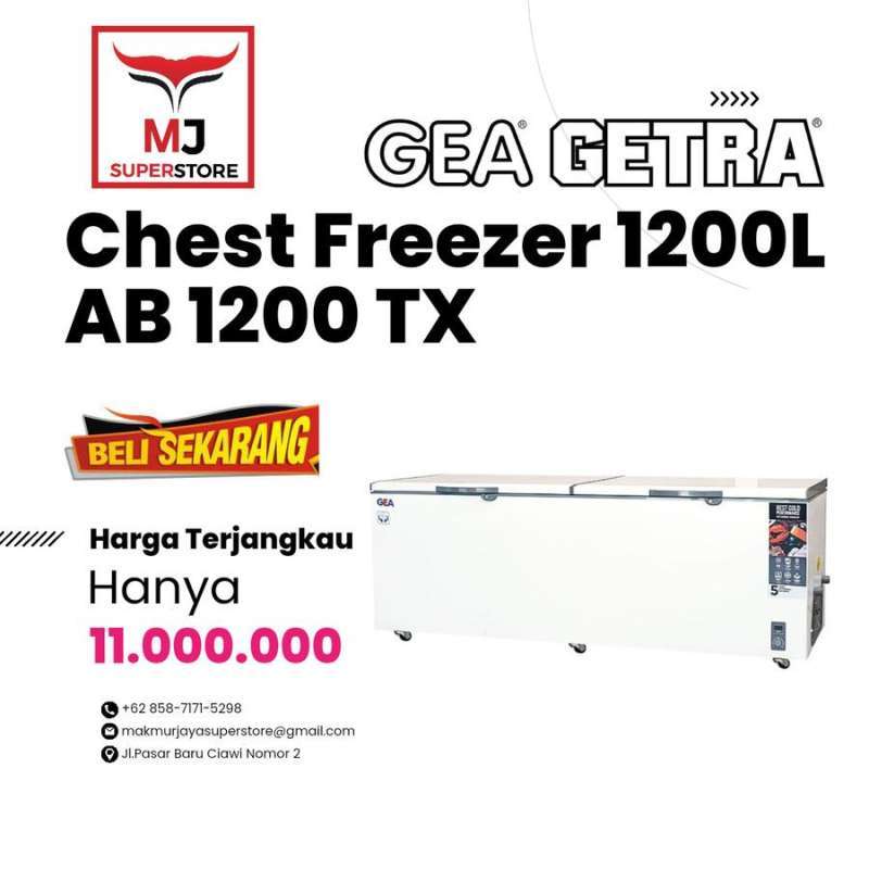 Jual Freezer Gea 1200 Chest Freezer Gea Ab1200tx Di Seller Mjsuperstore ...