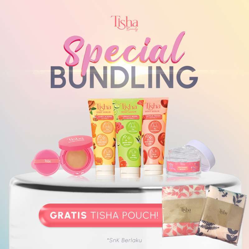 Promo Tisha Beauty Special Bundling (tisha Cushion Ivory 01, Whitening ...