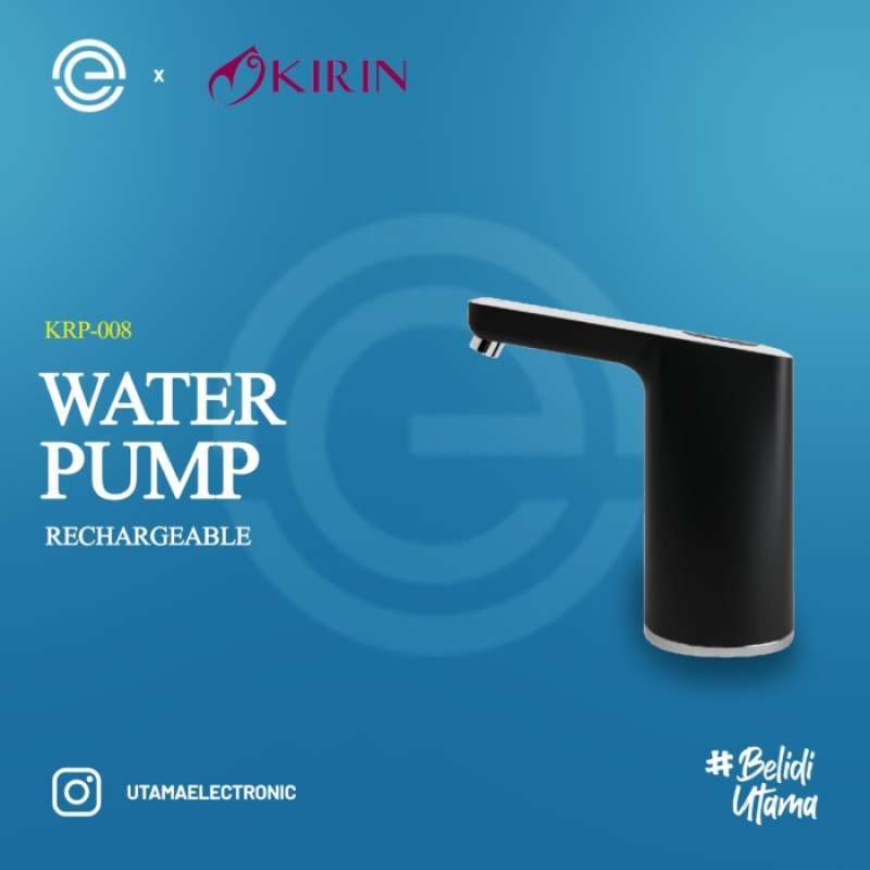 Jual Kirin Pompa Galon Air Rechargeable Krp-008 - Putih Di Seller ...