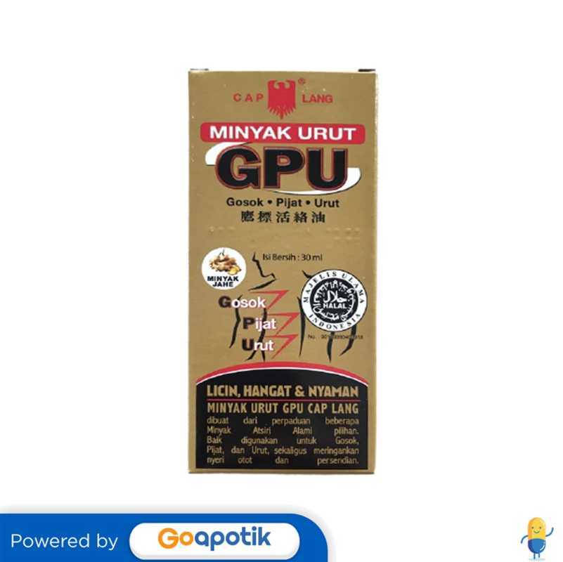 Jual Cap Lang Gpu Minyak Urut Jahe 30 Ml Di Seller Apotek Anisa Babadan ...