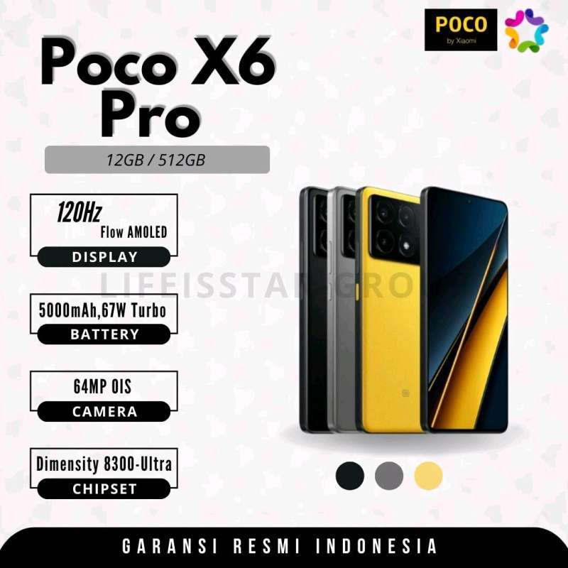 Jual Poco X6 Pro 12/512gb Garansi Resmi Indonesia - Black Di Seller Lifeisstar-group - Mojorejo ...