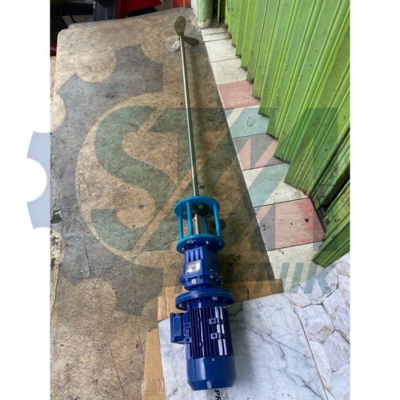 Promo Mixer Agitator With Gearbox 0,75kw 1hp 1phase 2p Ss304 Mixer ...