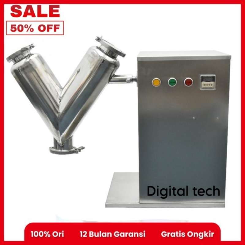 Promo Vh-8 Small Dry Powder Mixer Raw Material Mixer Powder 8l Barrel ...