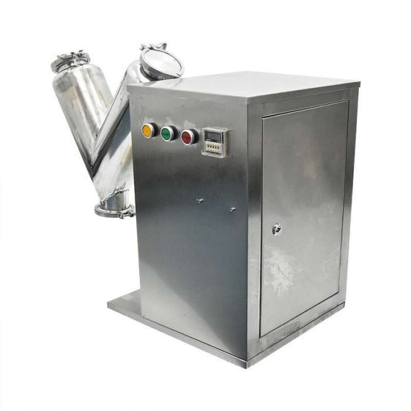 Promo Vh-8 Small Dry Powder Mixer Raw Material Mixer Powder 8l Barrel ...