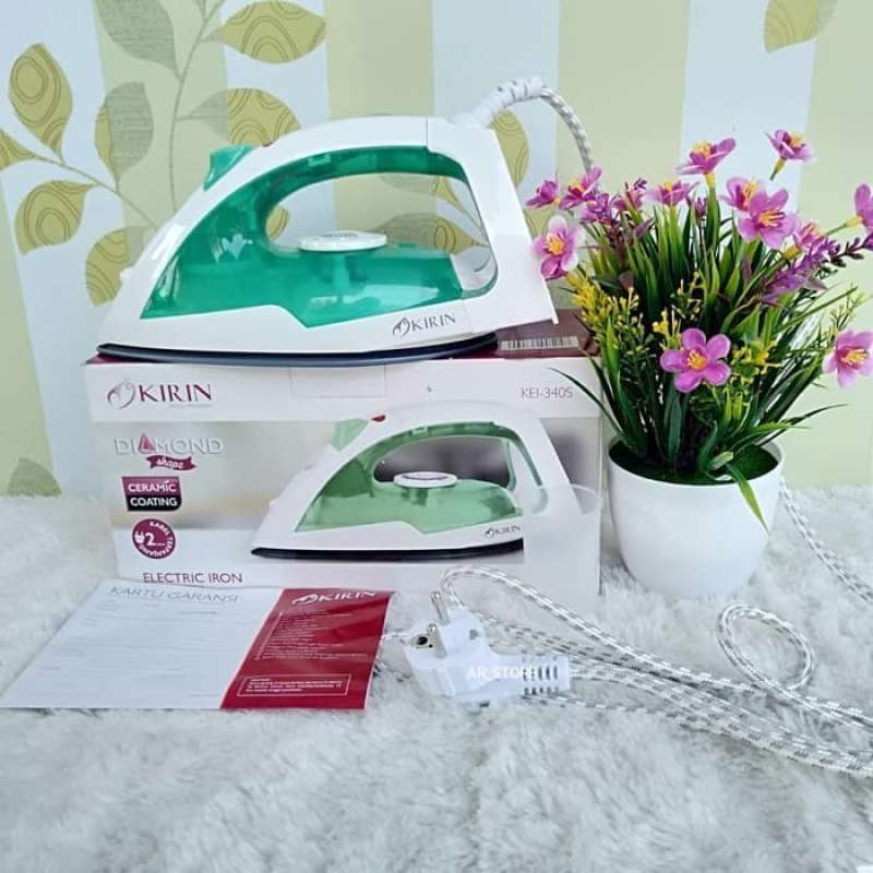 Promo Kirin Kei-340s 340 S Electric Dry Iron Setrika Listrik Ceramic ...