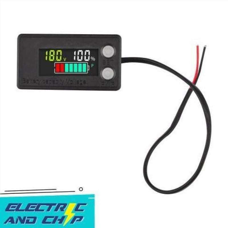 Promo Battery Voltage & Capacity Meter Digital Voltmeter Indikator Kapasitas Diskon 23% Di ...