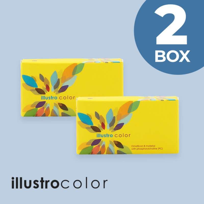 Jual Illustro Color Black - Lensa Kontak 2 Packs - Black -1,00 Di ...