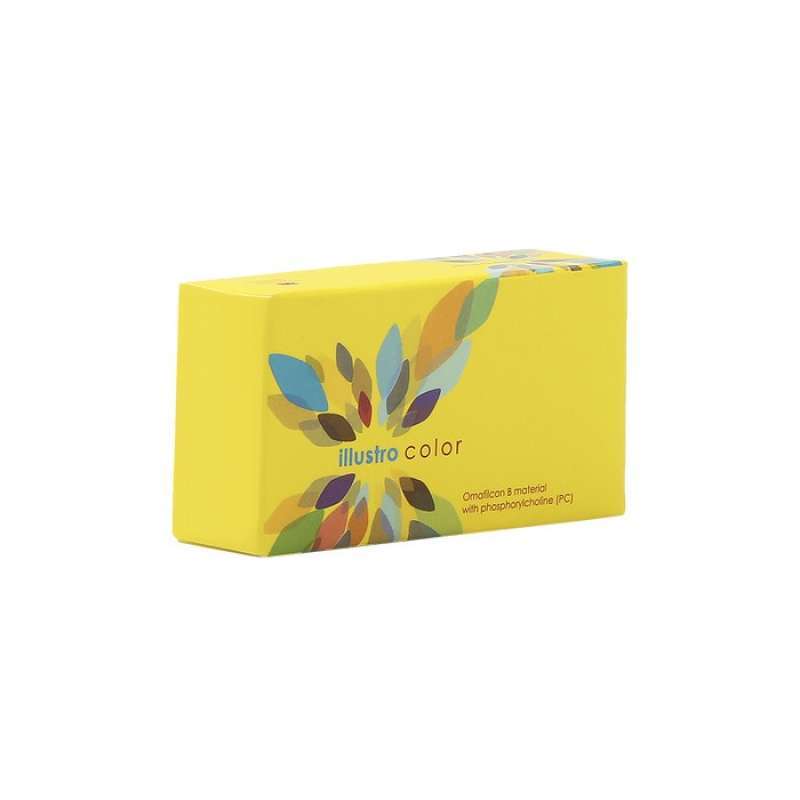 Jual Illustro Color Black - Lensa Kontak 2 Packs - Black -1,00 Di ...