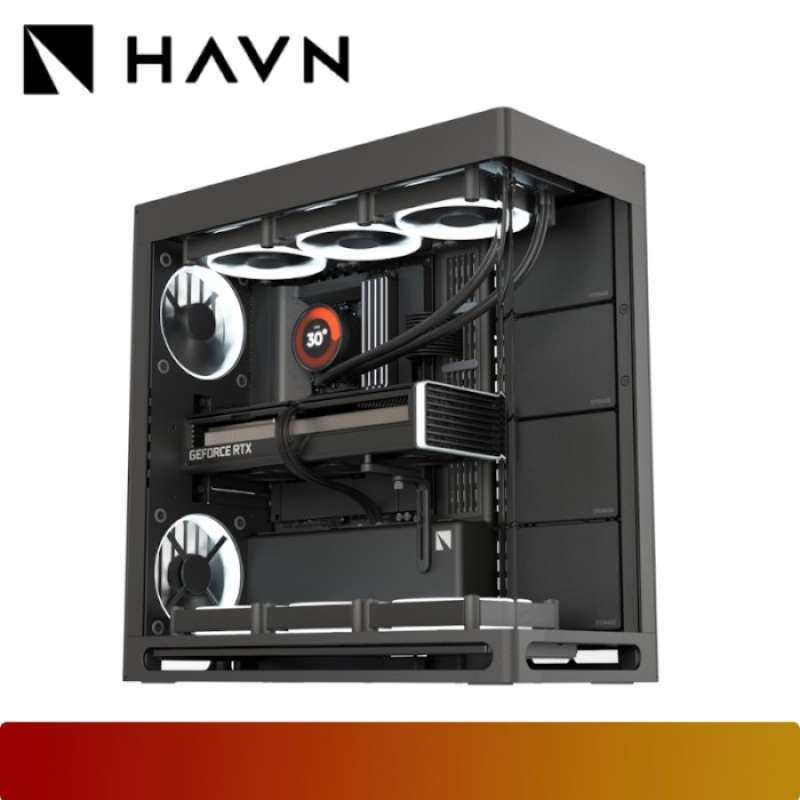 Jual Havn Hs 420 Base Edition | Mid Tower Pc Case - Hitam Di Seller ...