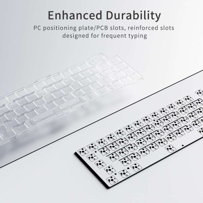 Jual Ajazz Ak650 65% Wireless Mechanical Keyboard Three Mode Rgb With 0 ...
