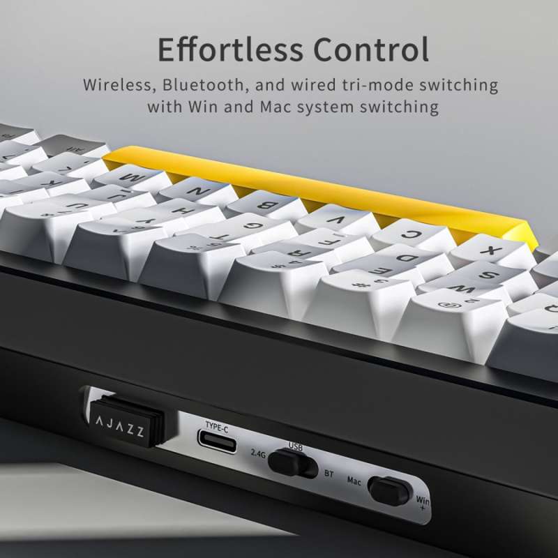 Jual Ajazz Ak650 65% Wireless Mechanical Keyboard Three Mode Rgb With 0 ...