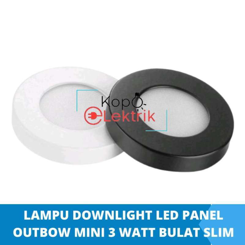 Jual Lampu Downlight Mini Led 3 Watt Outbow Tempel Minimalis 3w - Putih ...