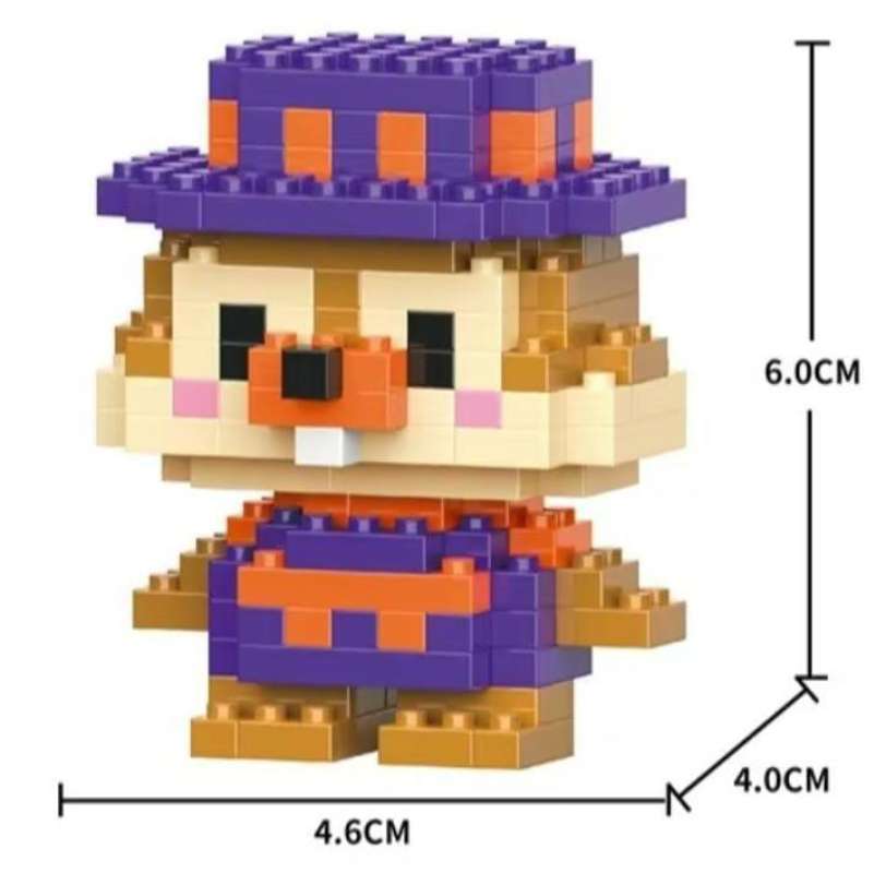 Jual [randomfinds] Diy Bricks LEGO Mini Toys 2 Model Kartun Building Blok Nano Block Kartun ...