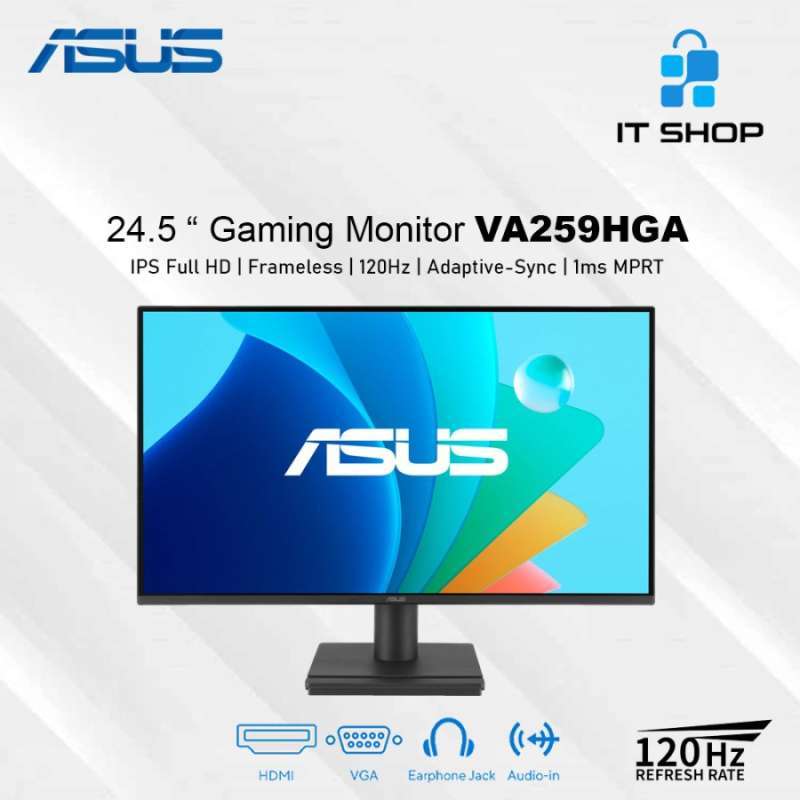Jual Asus Eye Care Gaming Monitor Va259hga 24.5 Inch - 120hz Di Seller ...