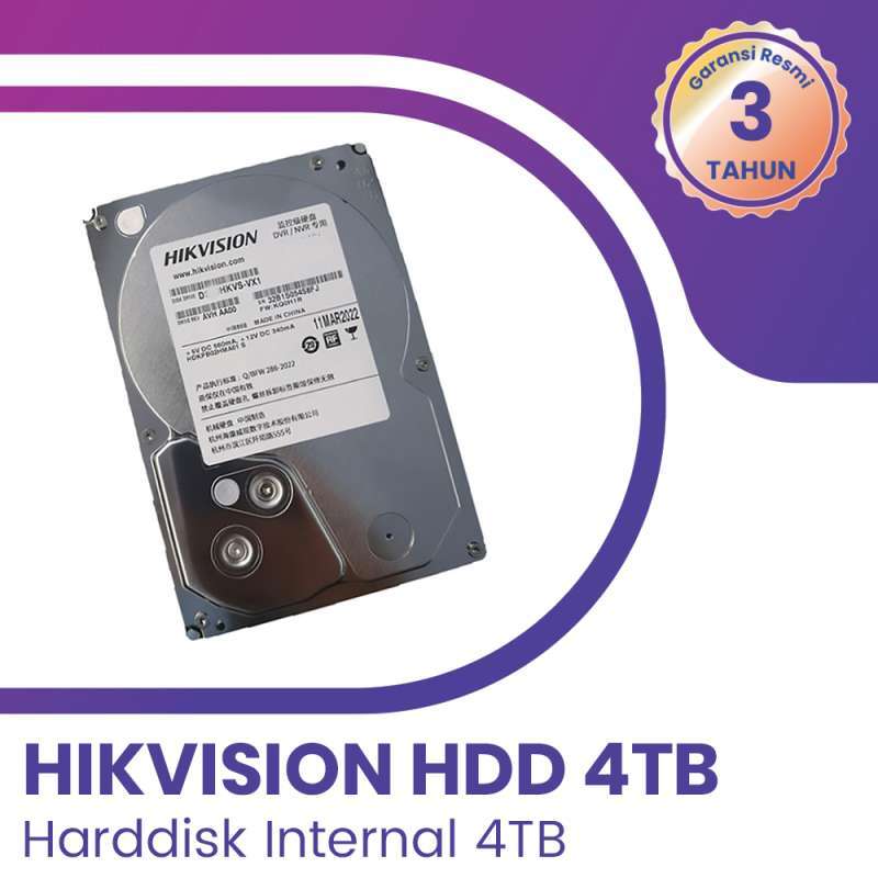Jual Hikvision Hdd 4tb Harddisk Internal New Garansi 3 Tahun Di Seller ...