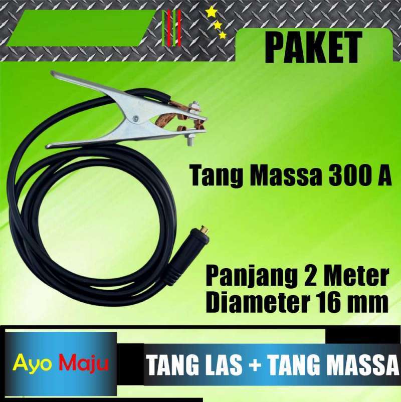 Jual Kabel Las Set Tang Las 3 Meter + Tang Massa 2 Meter Paket Kabel ...