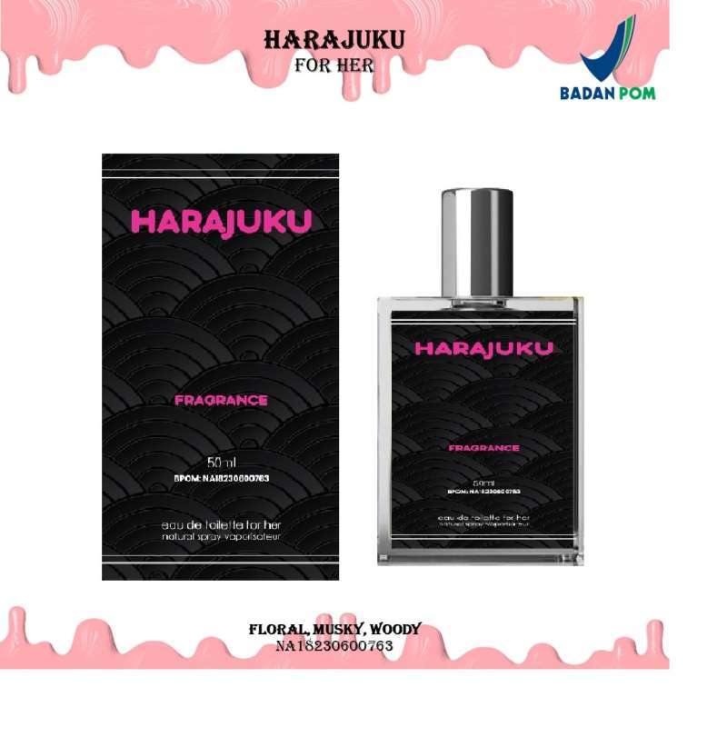 Promo Promo Parfum Harajuku 50ml Perfume Minyak Wangi Wanita Diskon 42% ...