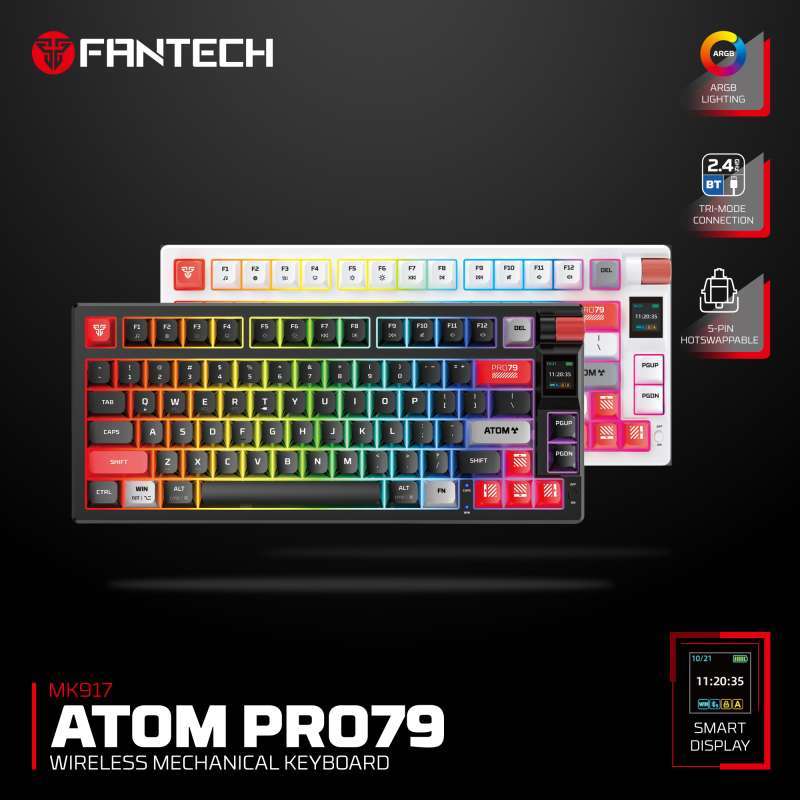 Jual Keyboard Gaming Fantech Atom Pro79 Pro 79 Mk917 Mk-917 Wireless ...
