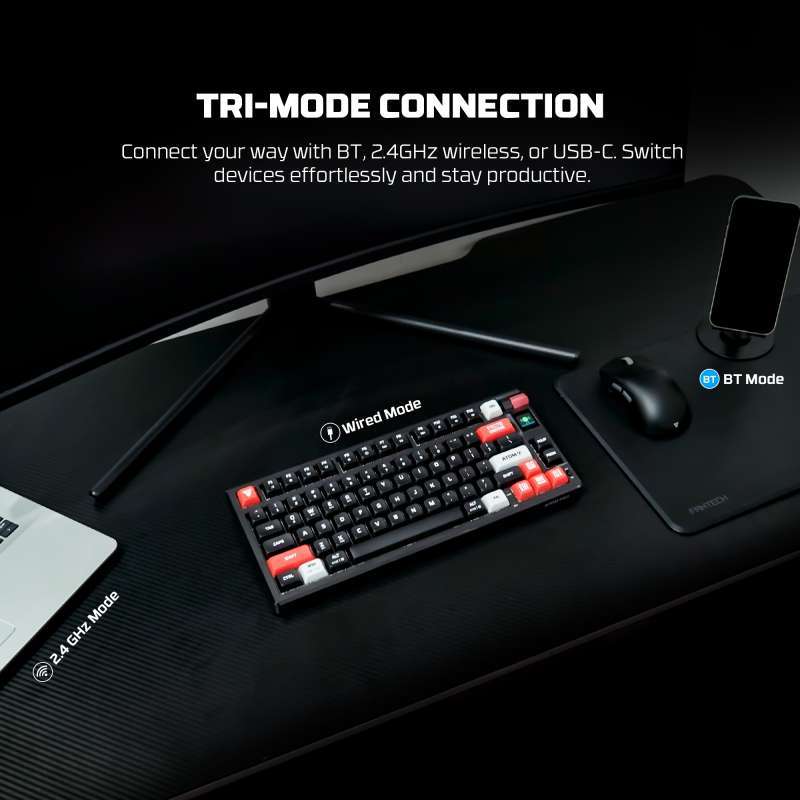 Jual Keyboard Gaming Fantech Atom Pro79 Pro 79 Mk917 Mk-917 Wireless ...