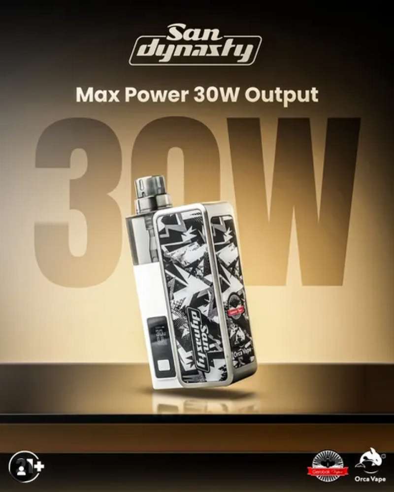 Jual San Dynasty Pod Vape Kit By Gerobak Vapor X Orca Vape - Amethyst ...