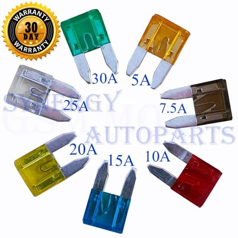Jual Fuse Sekring Tancap Dx Mini Sekring Tusuk 5a 7.5a 10a 15a 20a 25a ...